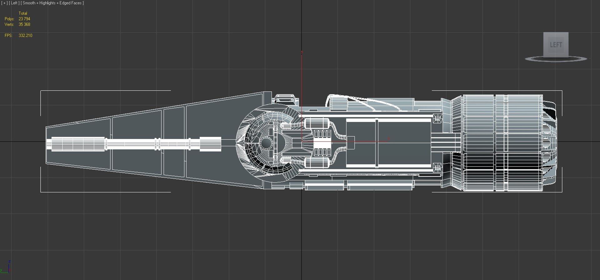 3D Starship Spaceship - TurboSquid 1210994