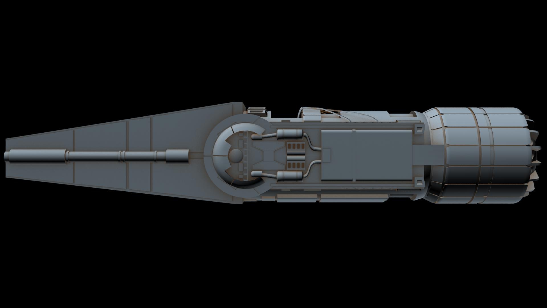 3D Starship Spaceship - TurboSquid 1210994