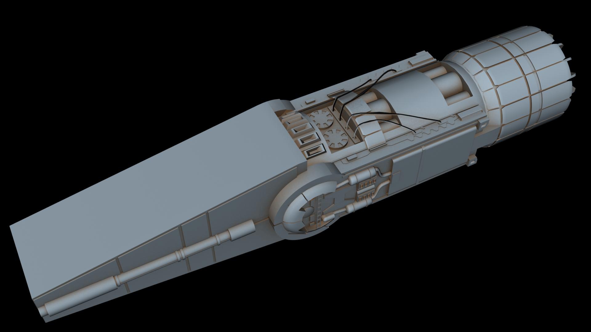 3D Starship Spaceship - TurboSquid 1210994