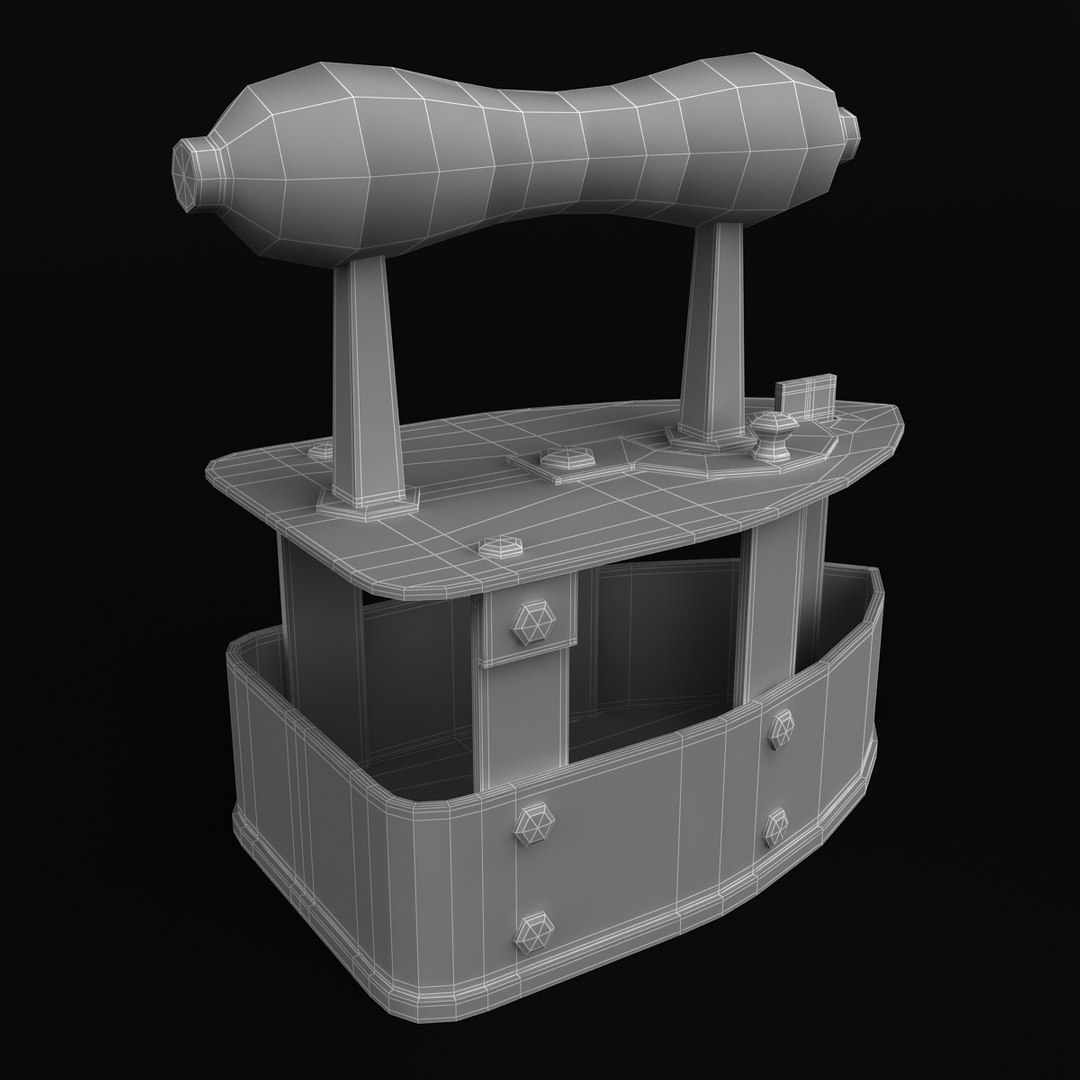 3d model es iron antique