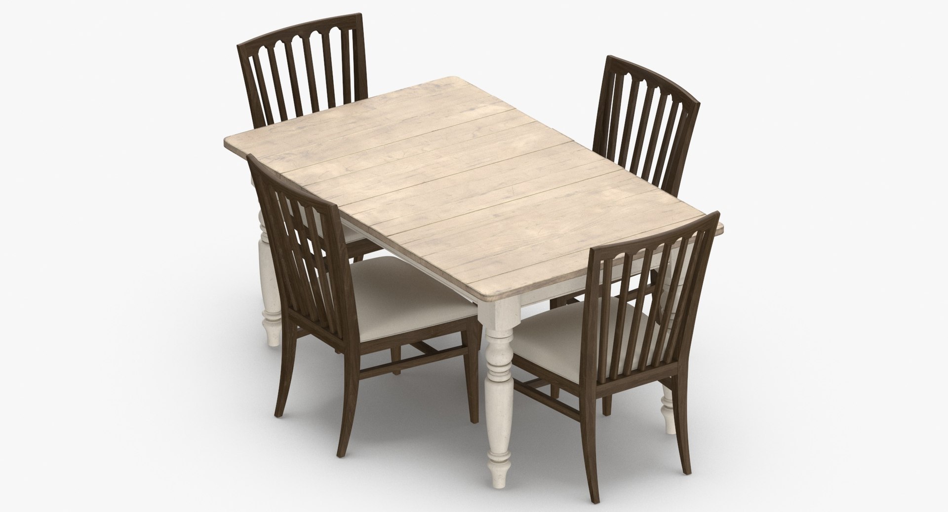 3D classical dining room set model - TurboSquid 1537592