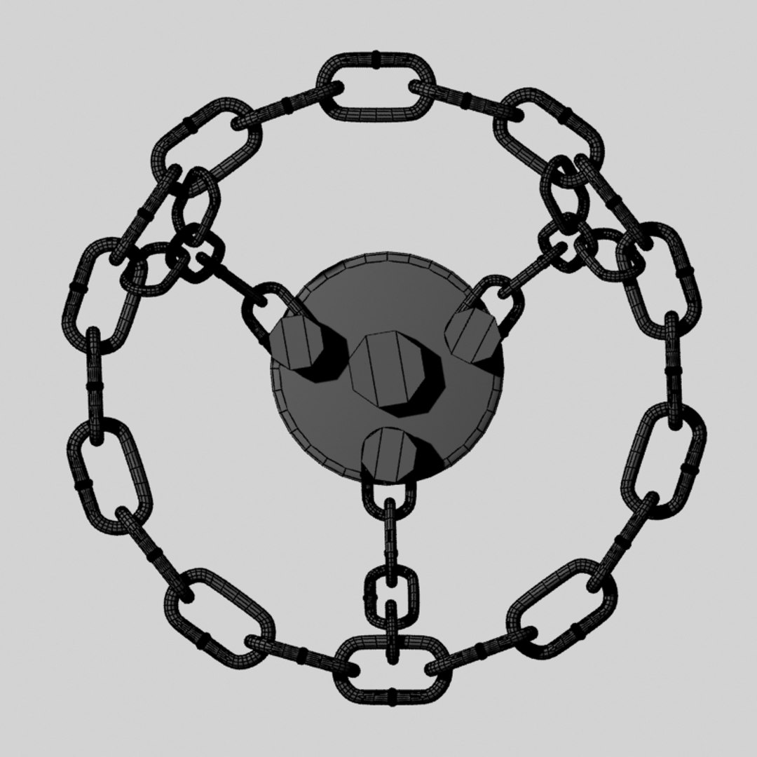 Chain Steering Wheel 3d Max