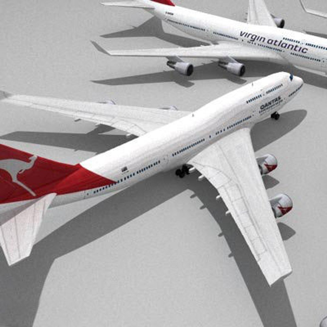 3d Model Planes Airlines