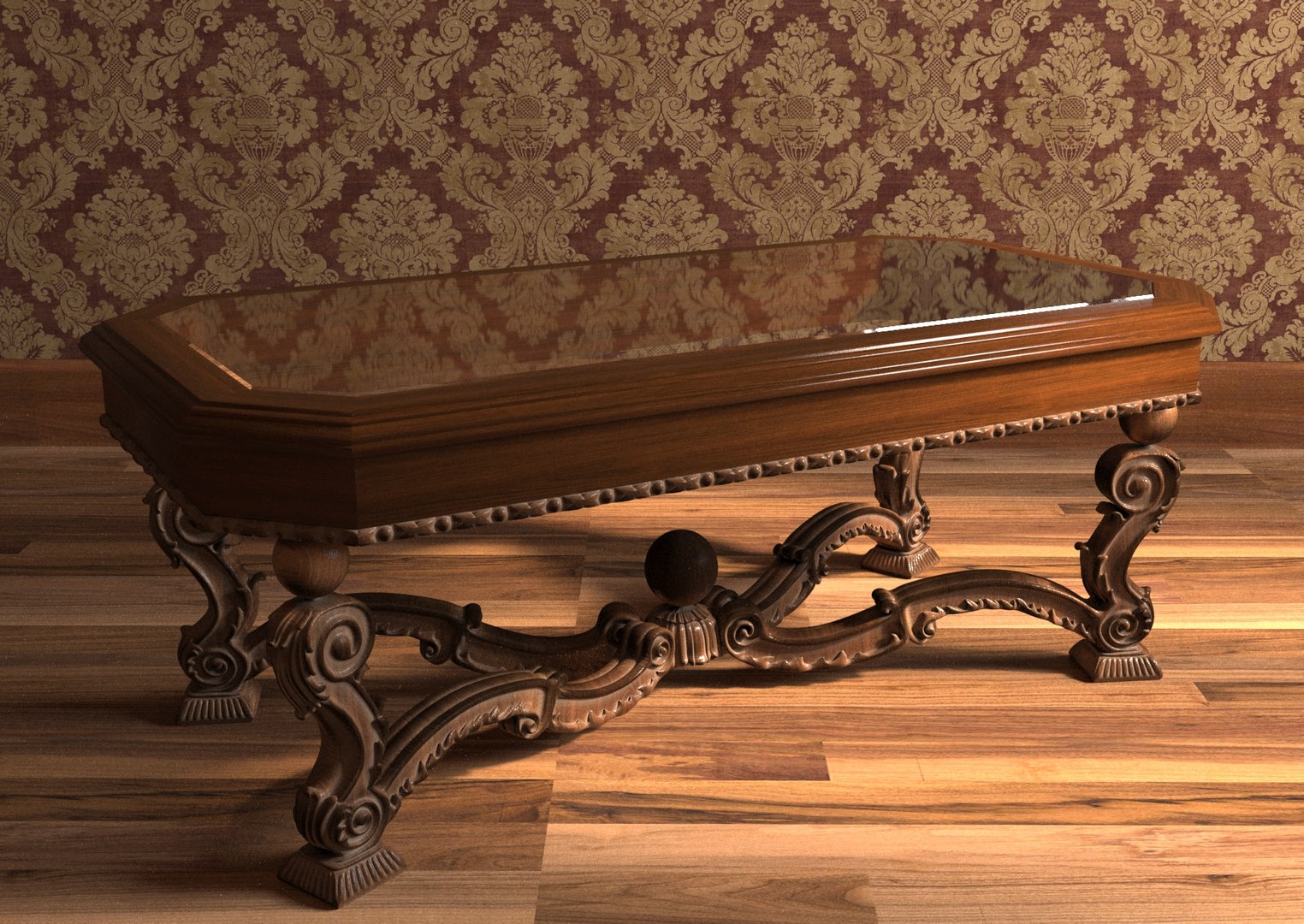 Coffee table classic 3D model - TurboSquid 1394623