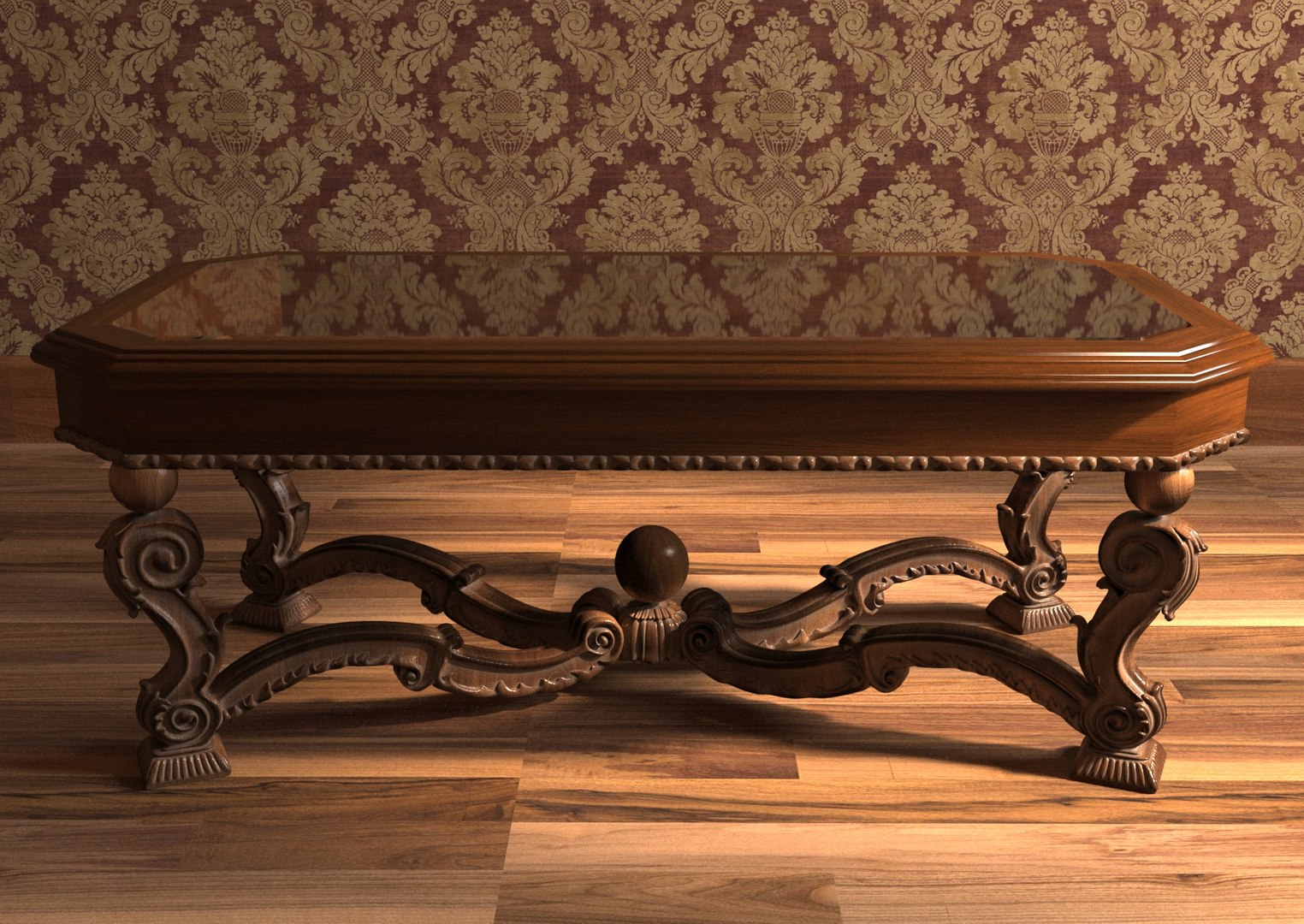 Coffee table classic 3D model - TurboSquid 1394623