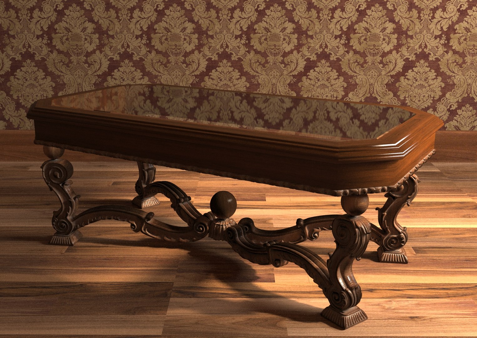 Coffee table classic 3D model - TurboSquid 1394623