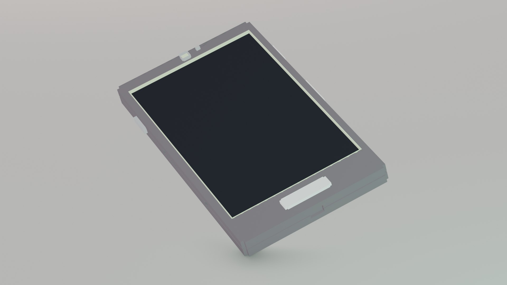 Low Poly Smartphone Silver Color Pixel Art Stylized 3D - TurboSquid 1949032