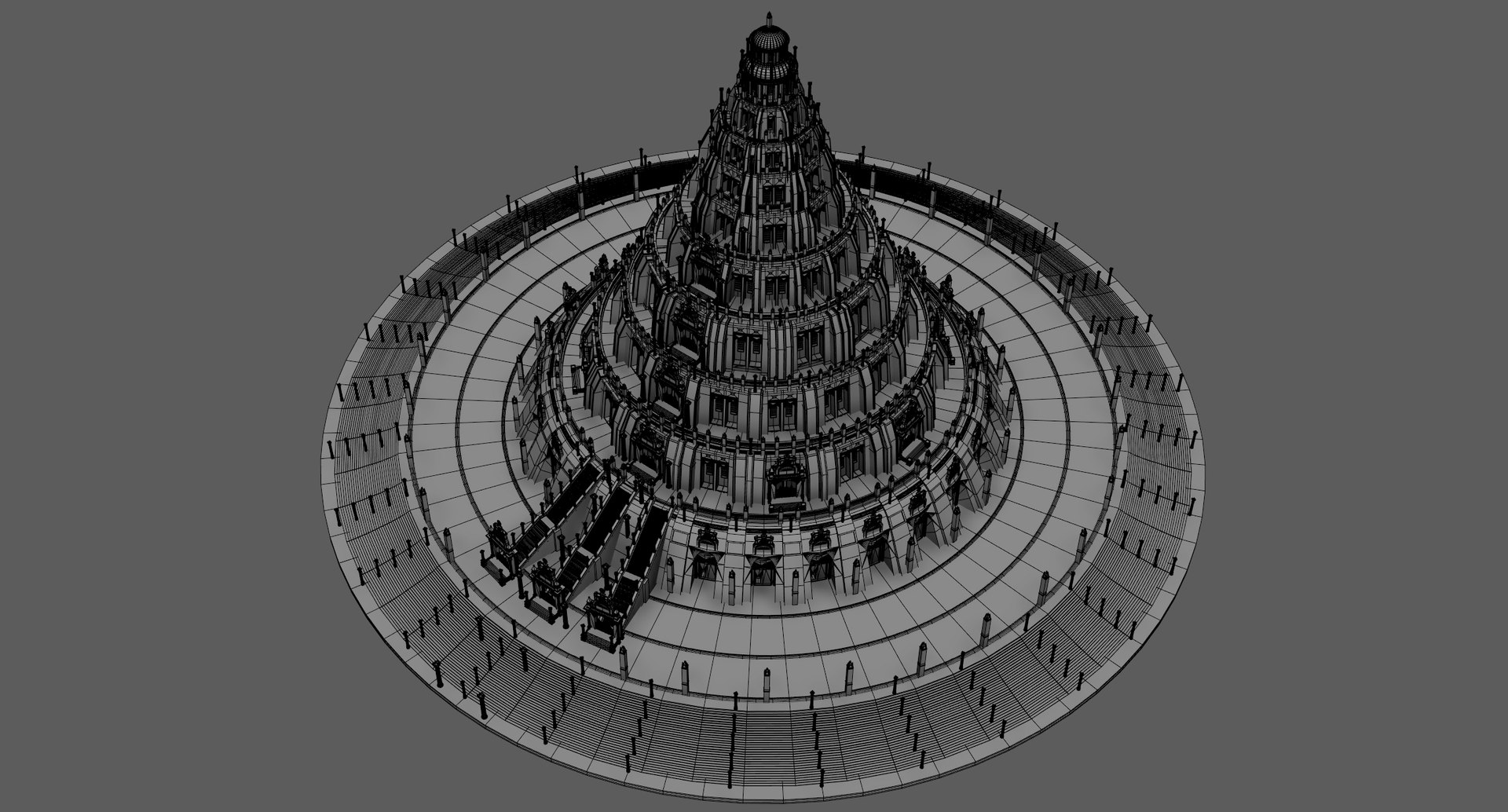3D Model Tower Of Babel - TurboSquid 2236897
