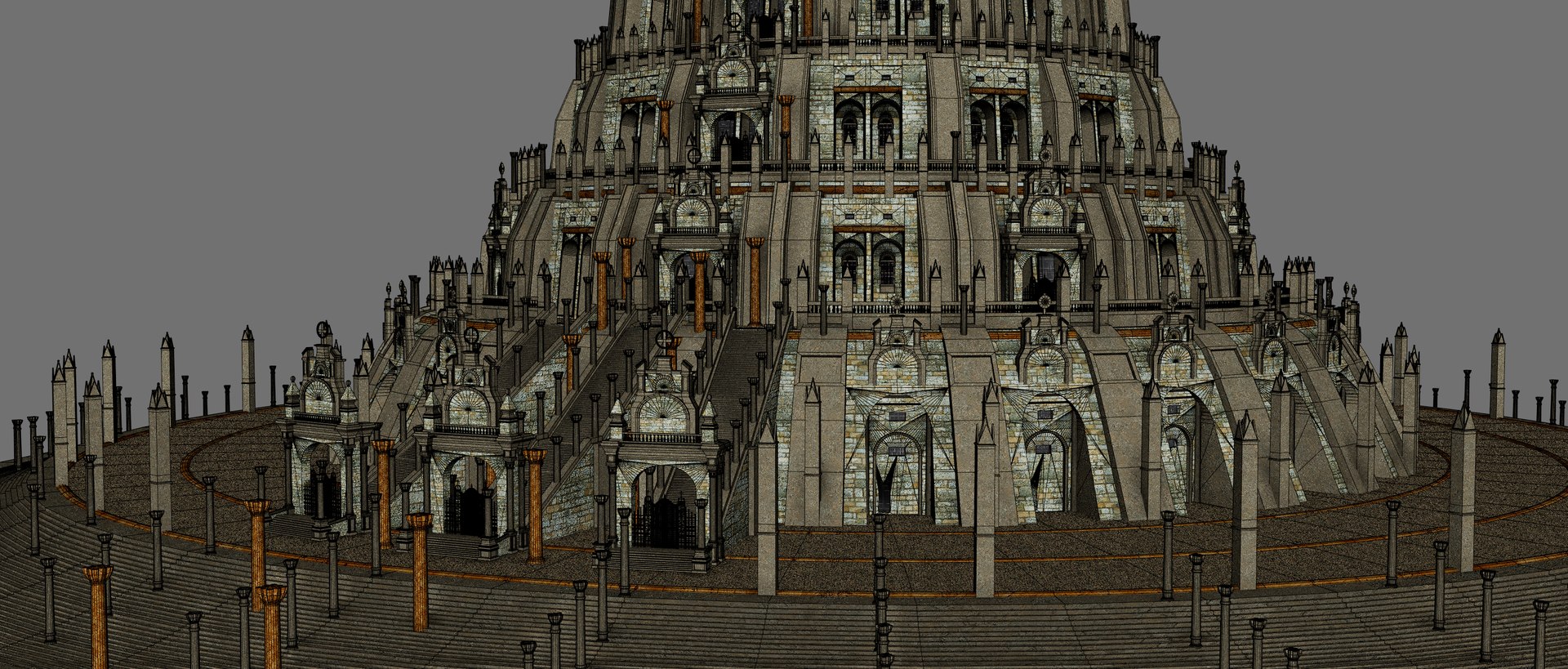 3D Model Tower Of Babel - TurboSquid 2236897