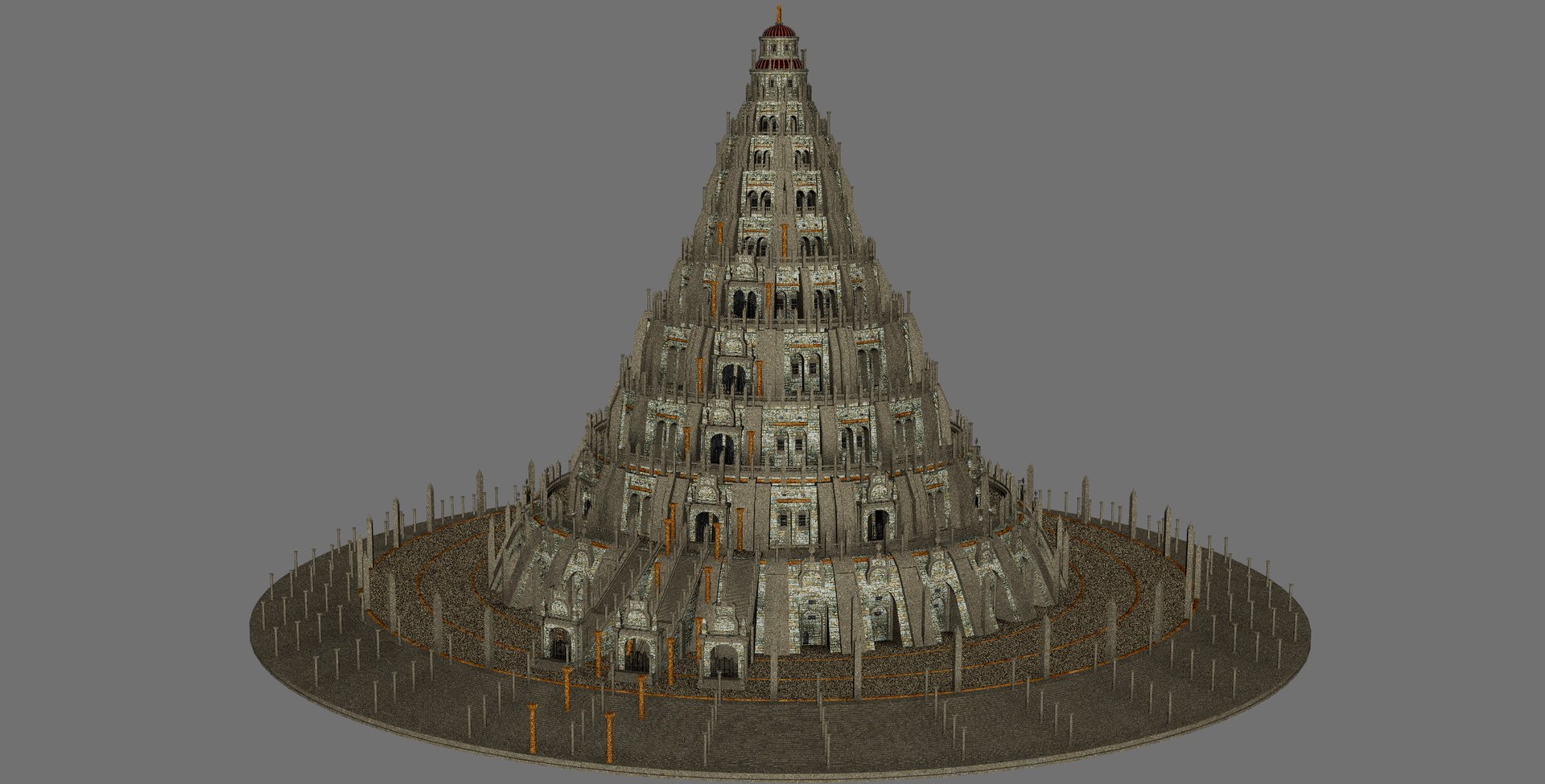 3D Model Tower Of Babel - TurboSquid 2236897