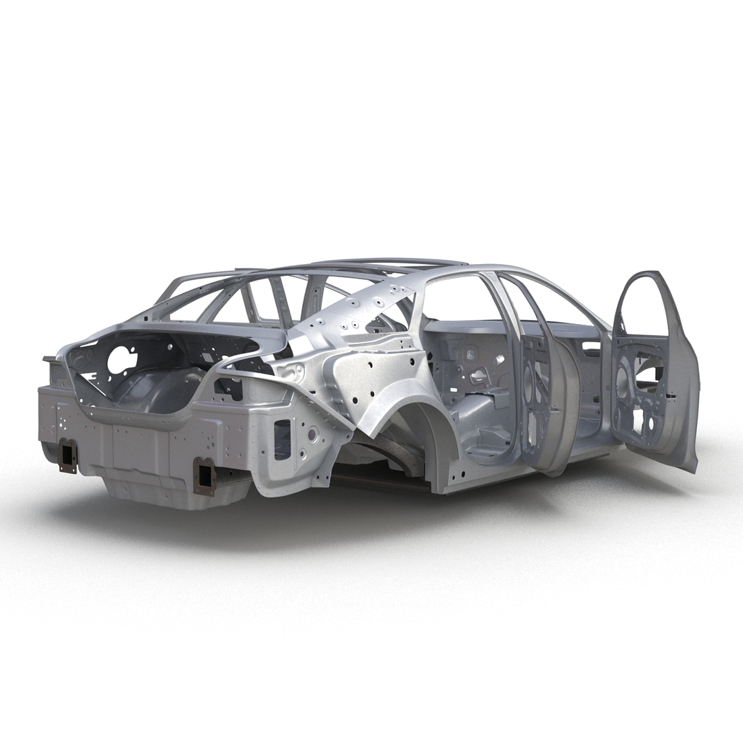 3D car frame 4 rigged model - TurboSquid 1508313