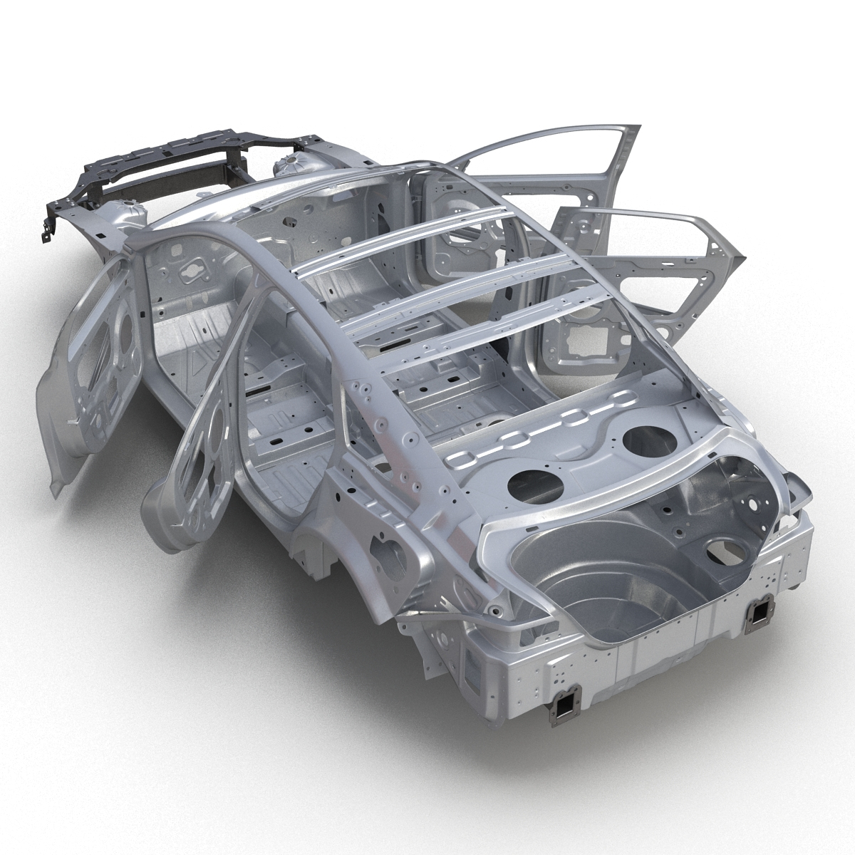 3D car frame 4 rigged model - TurboSquid 1508313