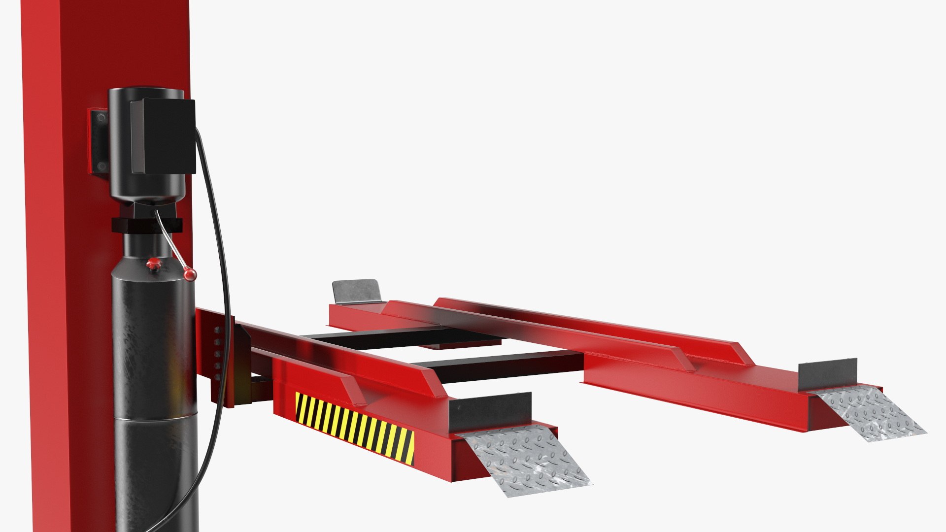 3D Single Post Car Storage Hoist Model - TurboSquid 2230552