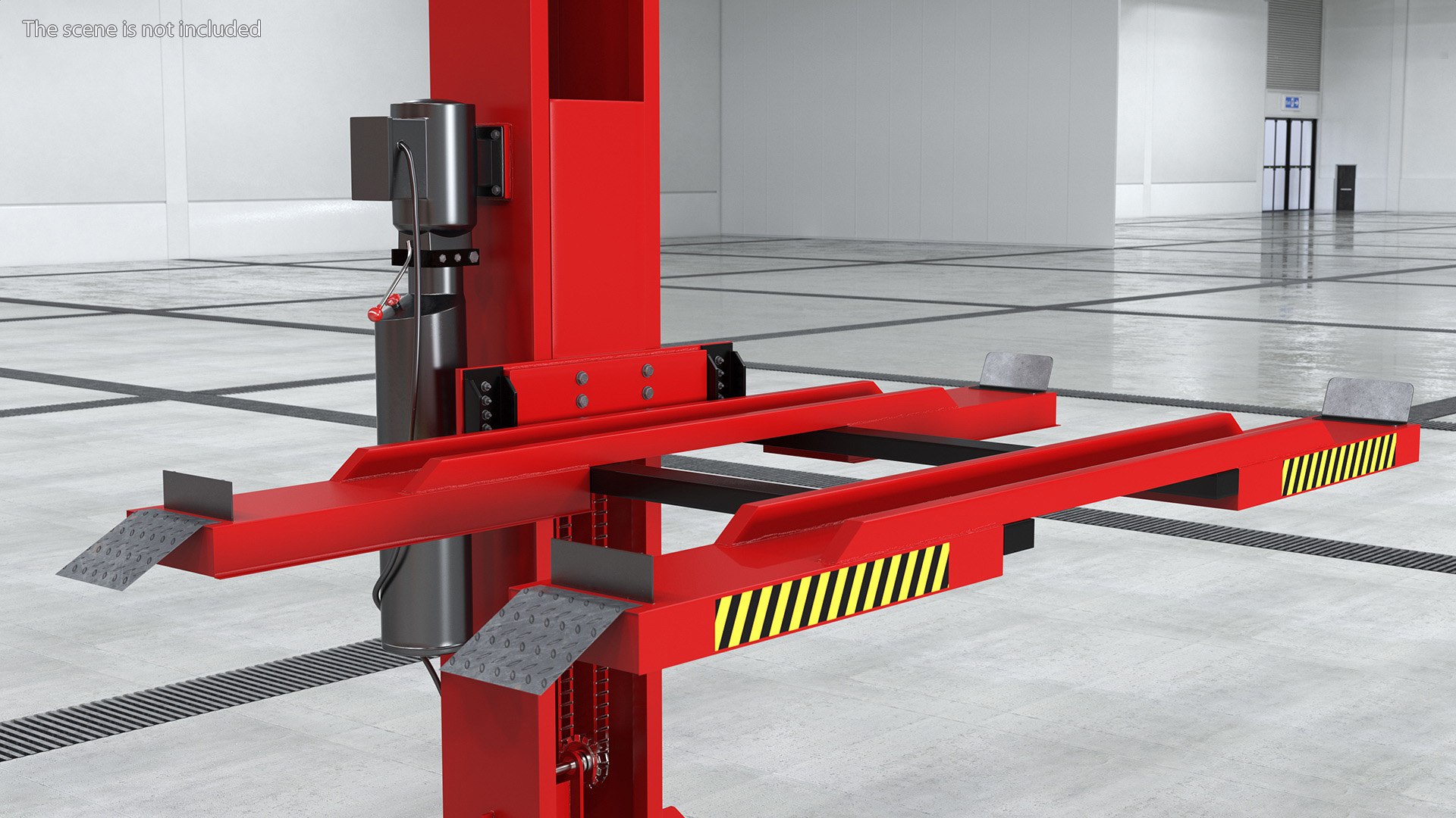 3D Single Post Car Storage Hoist Model - TurboSquid 2230552
