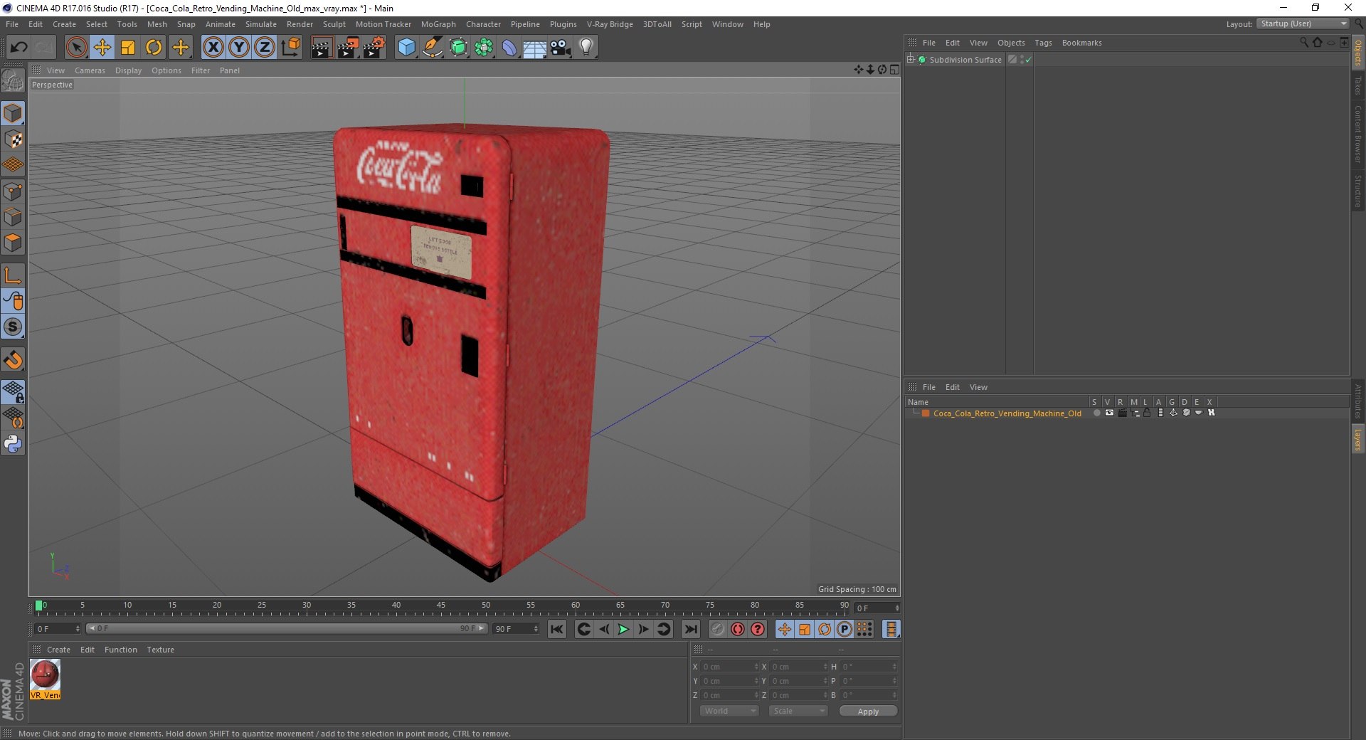 Coca Cola Retro Vending Machine Old 3D model - TurboSquid 2127795