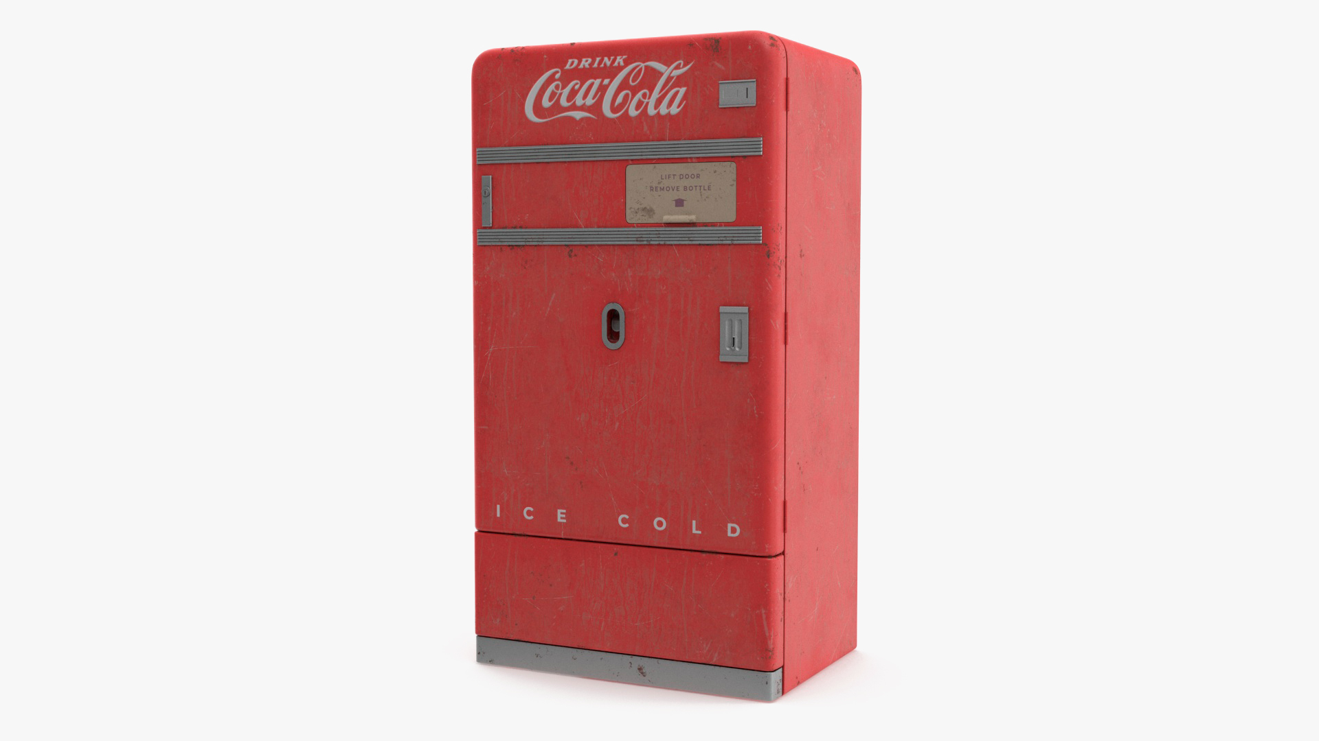 Coca Cola Retro Vending Machine Old 3D Model - TurboSquid 2127795
