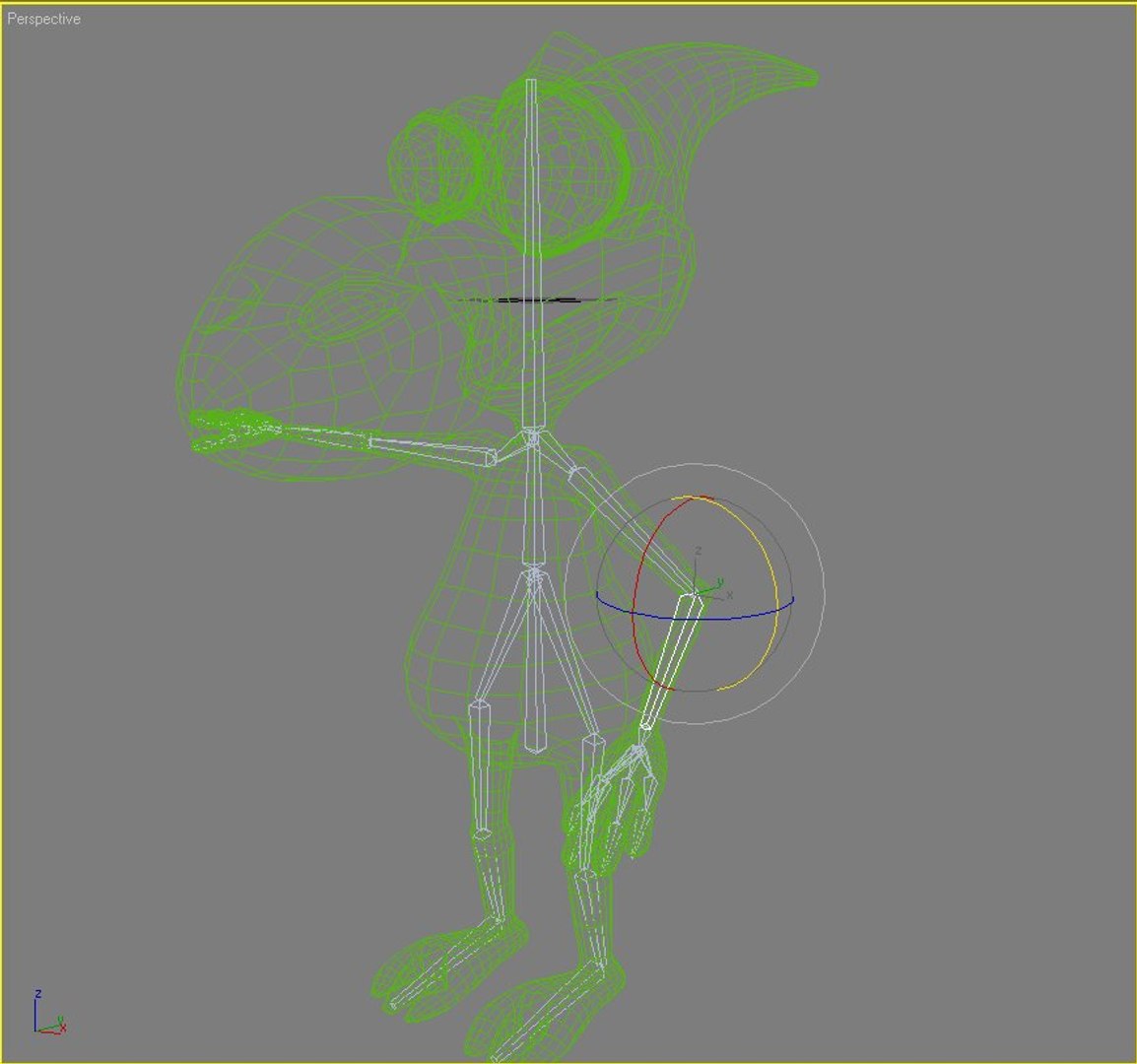 3d Model Dinko Rigged