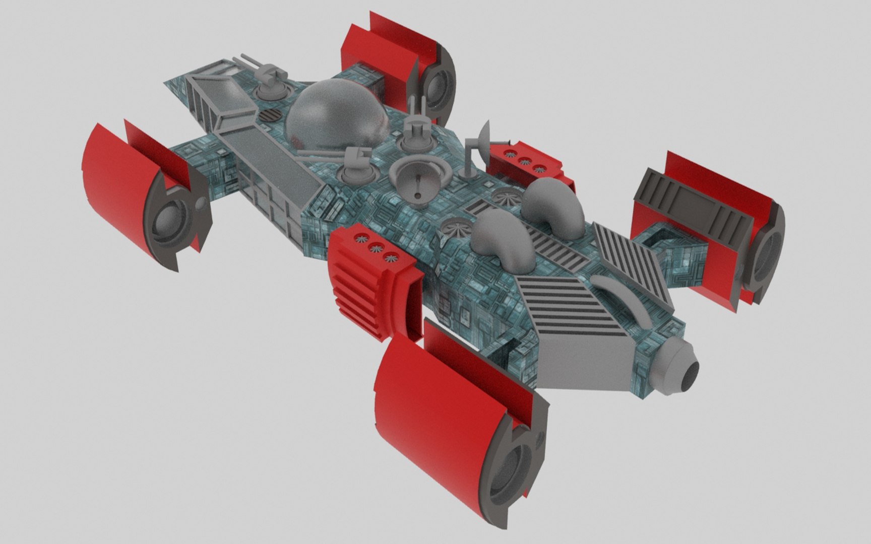 Space - T Spaceship 3D model - TurboSquid 1811806