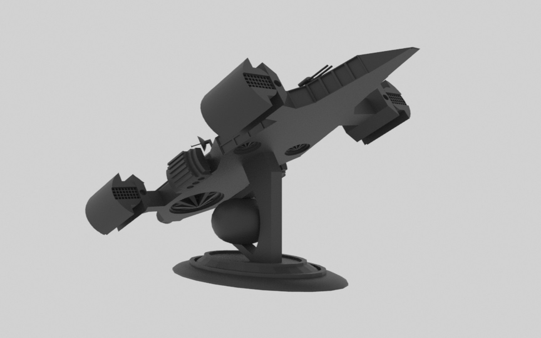 Space - T Spaceship 3D model - TurboSquid 1811806