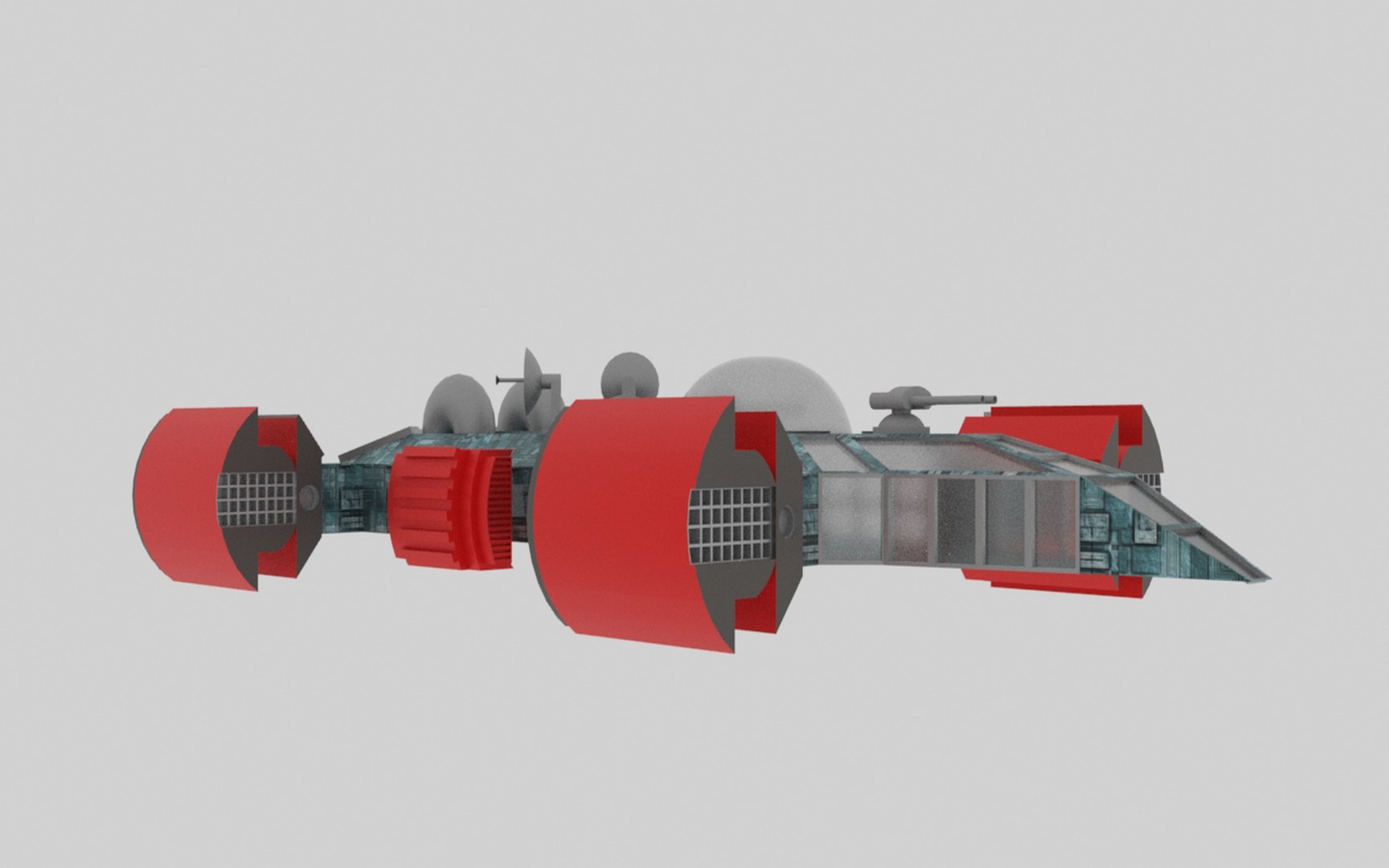 Space - T Spaceship 3D model - TurboSquid 1811806
