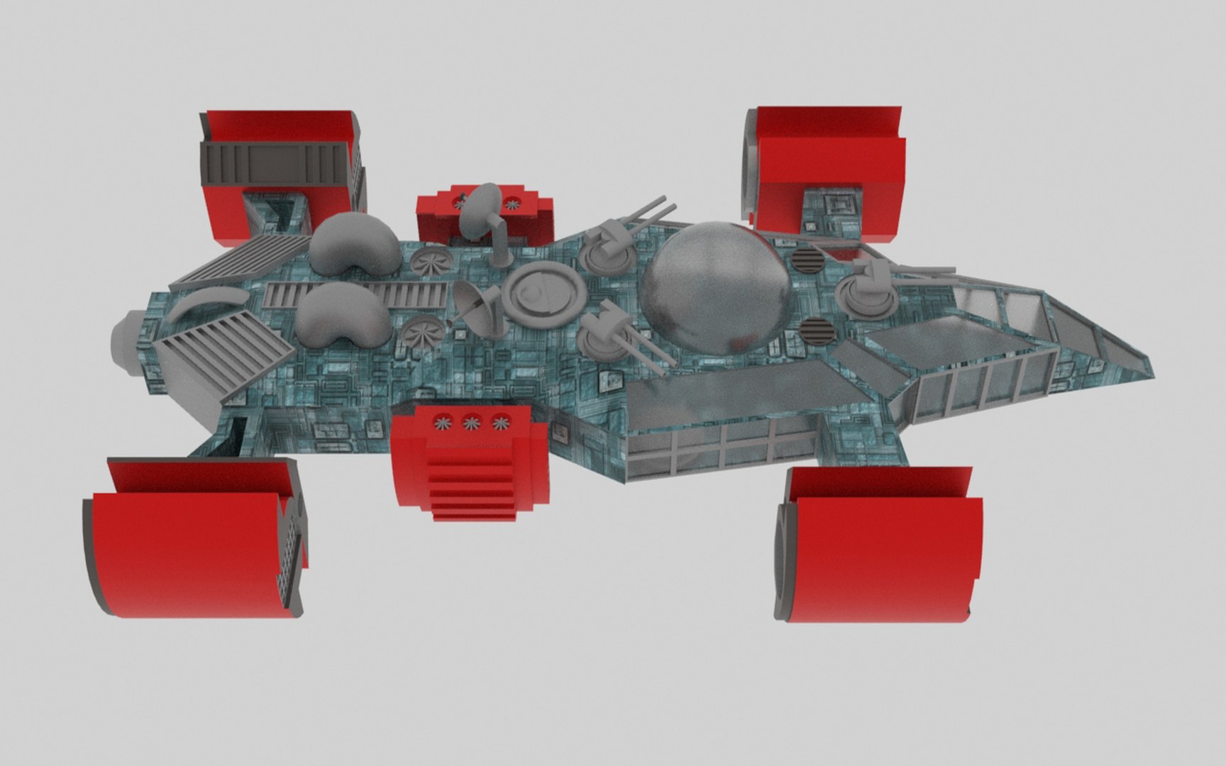 Space - T Spaceship 3D model - TurboSquid 1811806