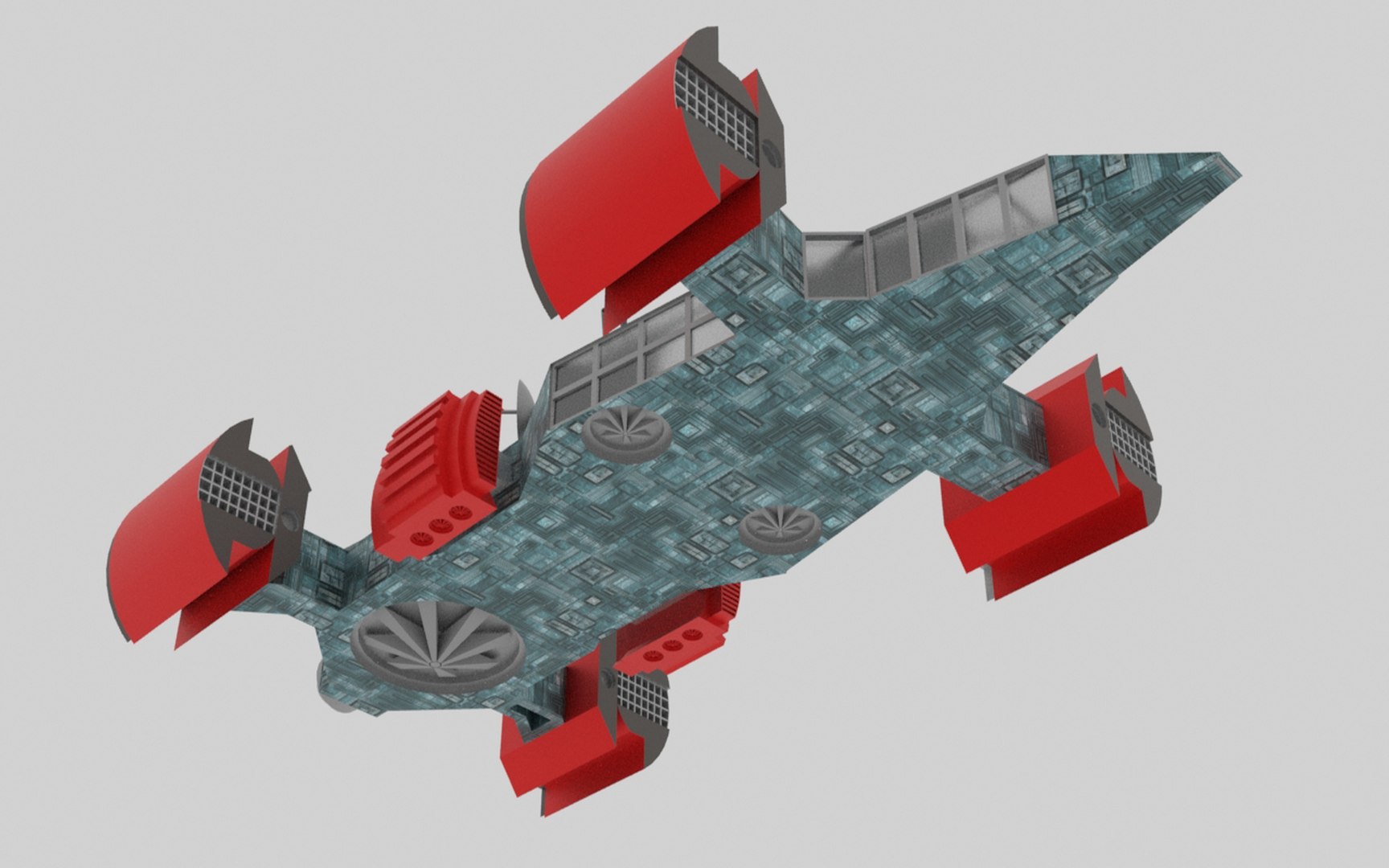 Space - T Spaceship 3D model - TurboSquid 1811806