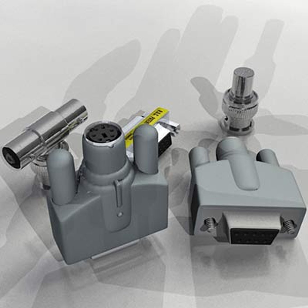 3d Connector D-sub Changer Model