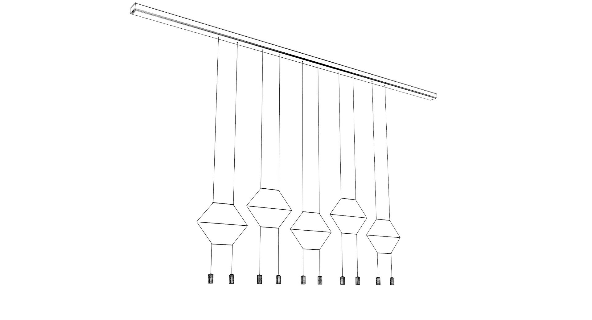 Vibia Wireflow Pendant 3D - TurboSquid 1313810