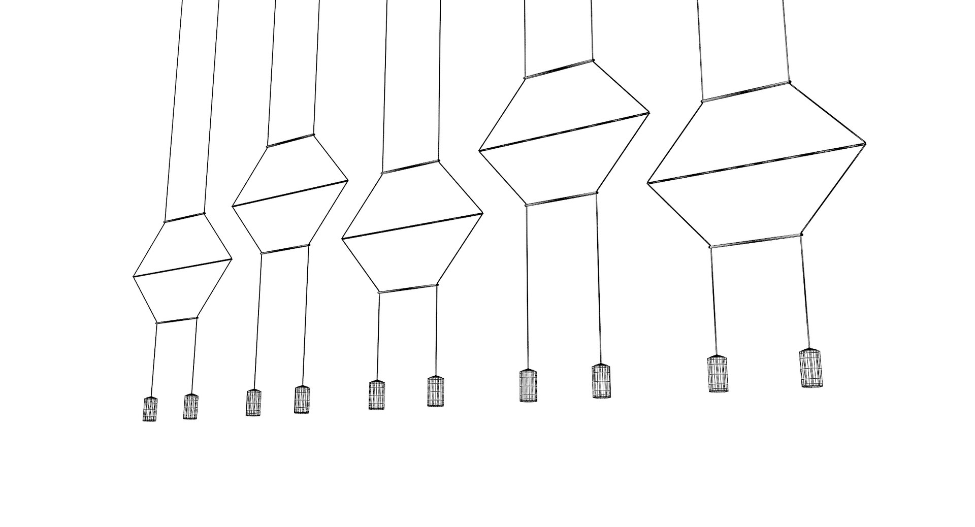 Vibia Wireflow Pendant 3D - TurboSquid 1313810