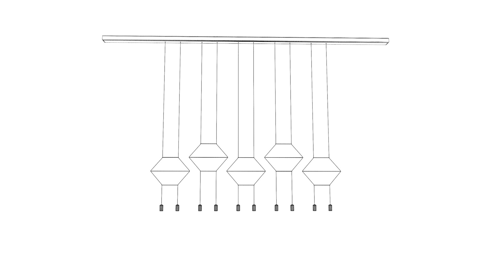 Vibia Wireflow Pendant 3D - TurboSquid 1313810