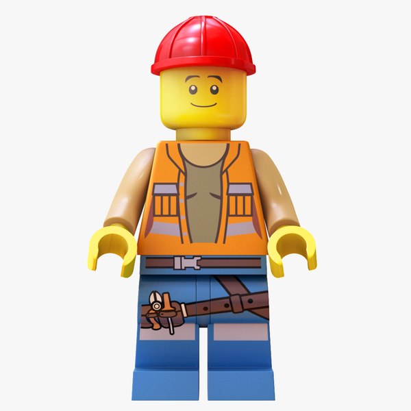 Engenheiro de Lego - Rigged Modelo 3D - TurboSquid 1423608