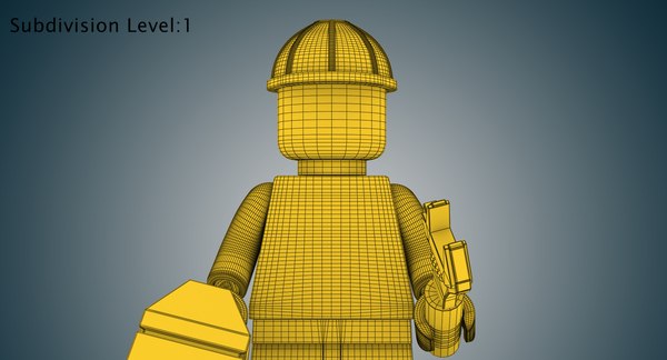 modelo 3d Ingeniero Lego - Aparejado - TurboSquid 1423608
