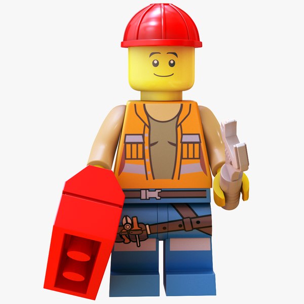 Engenheiro de Lego - Rigged Modelo 3D - TurboSquid 1423608