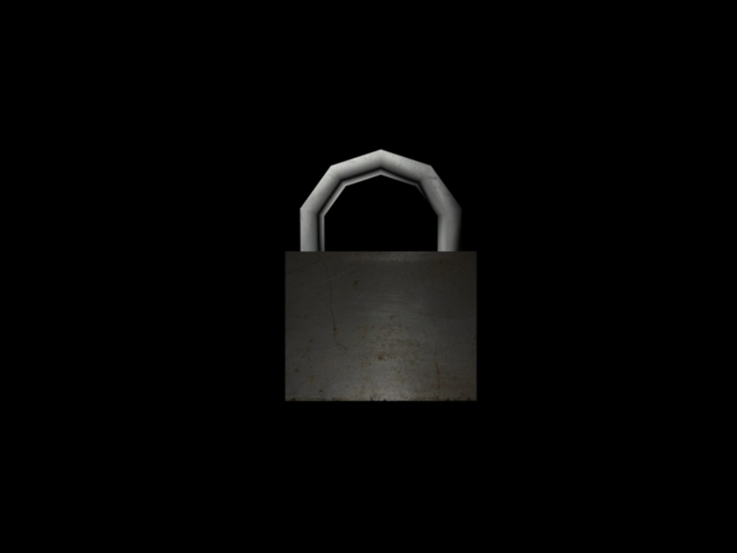Free Rusty Lock 3d Model