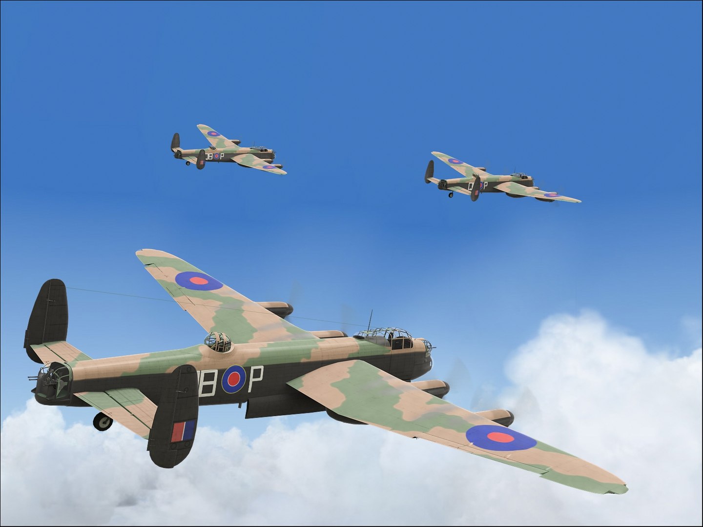 Lancaster Dambuster Interior Specialize 3d Model