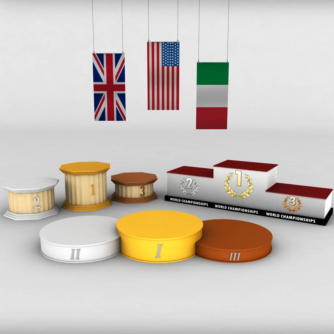 3d Model Pack Sport Podium