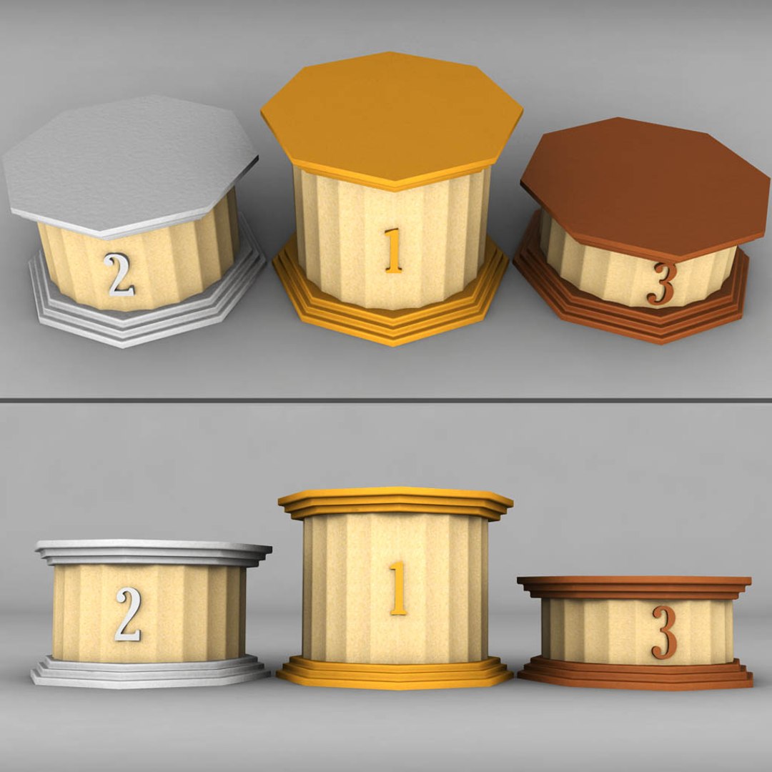 3d Model Pack Sport Podium