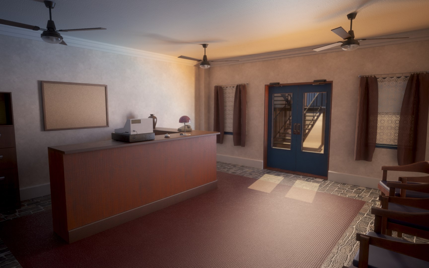 3d model motel