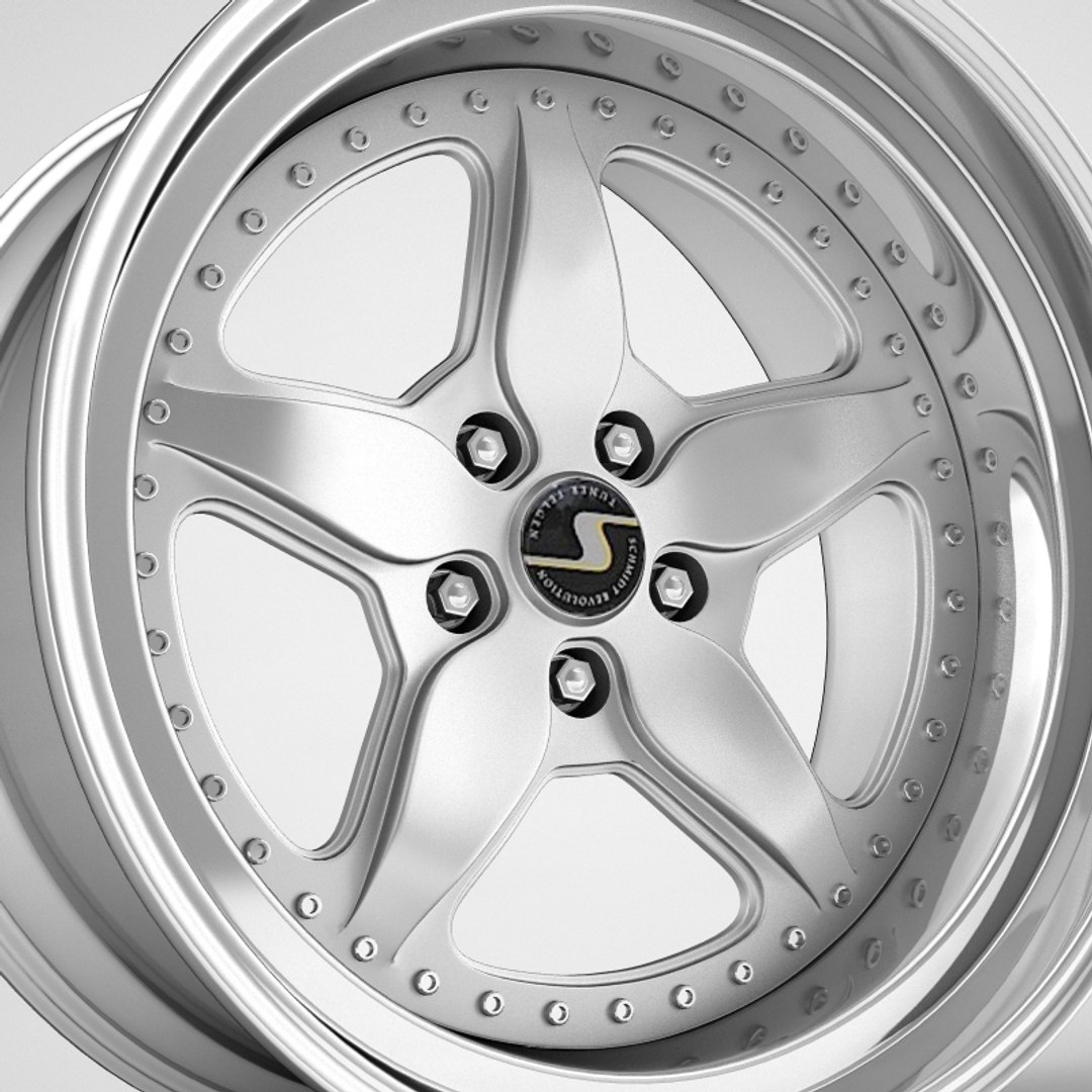 Schmidt Wheel Rims 2 3d Model
