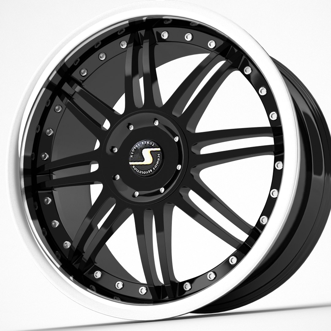 Schmidt Wheel Rims 2 3d Model