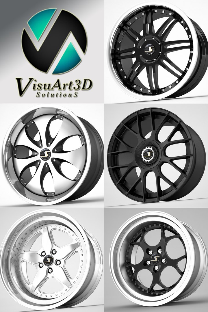 Schmidt Wheel Rims 2 3d Model