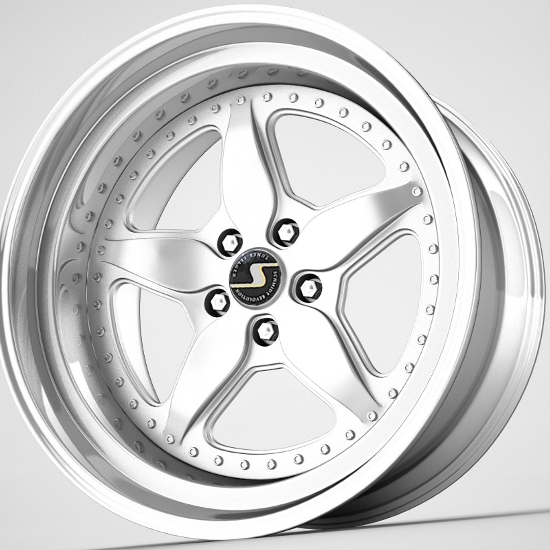 Schmidt Wheel Rims 2 3d Model