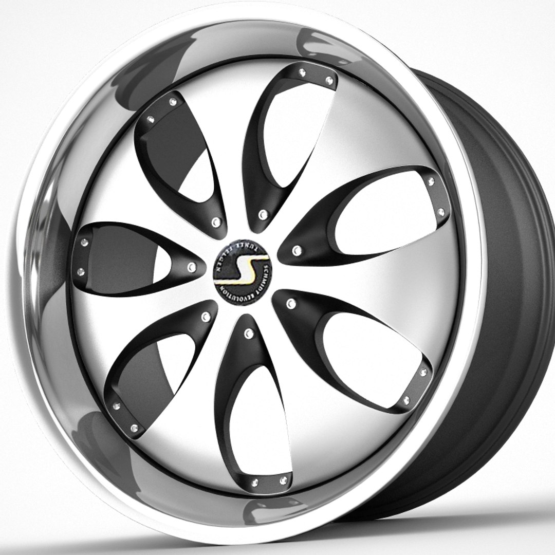 Schmidt Wheel Rims 2 3d Model