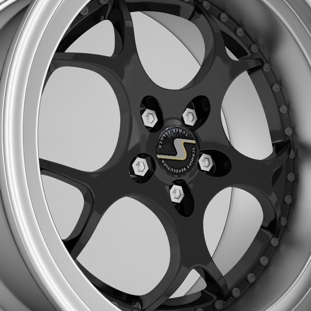 Schmidt Wheel Rims 2 3d Model