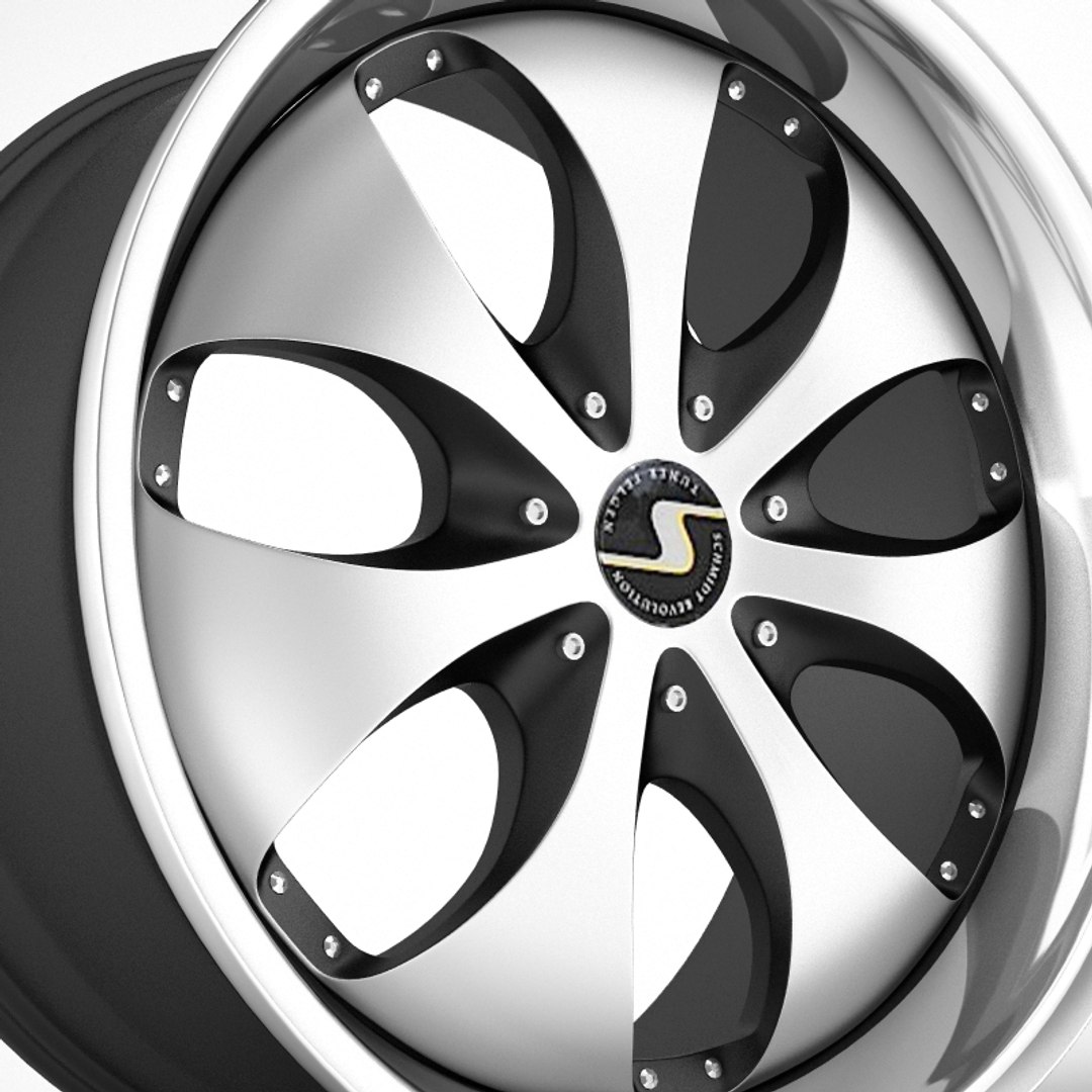 Schmidt Wheel Rims 2 3d Model