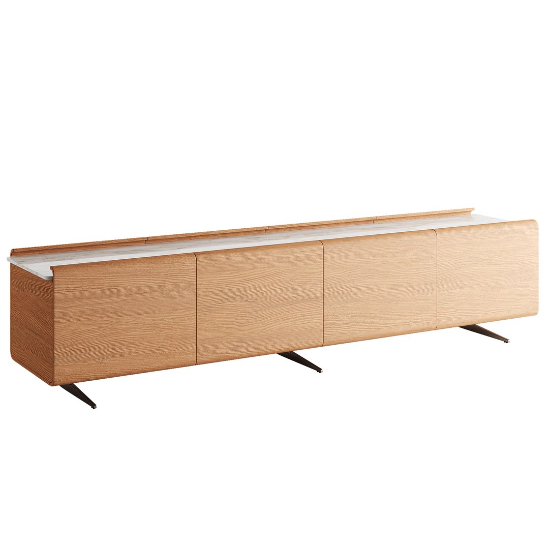 Flexform Earl Cabinet 3D Model - TurboSquid 2006248