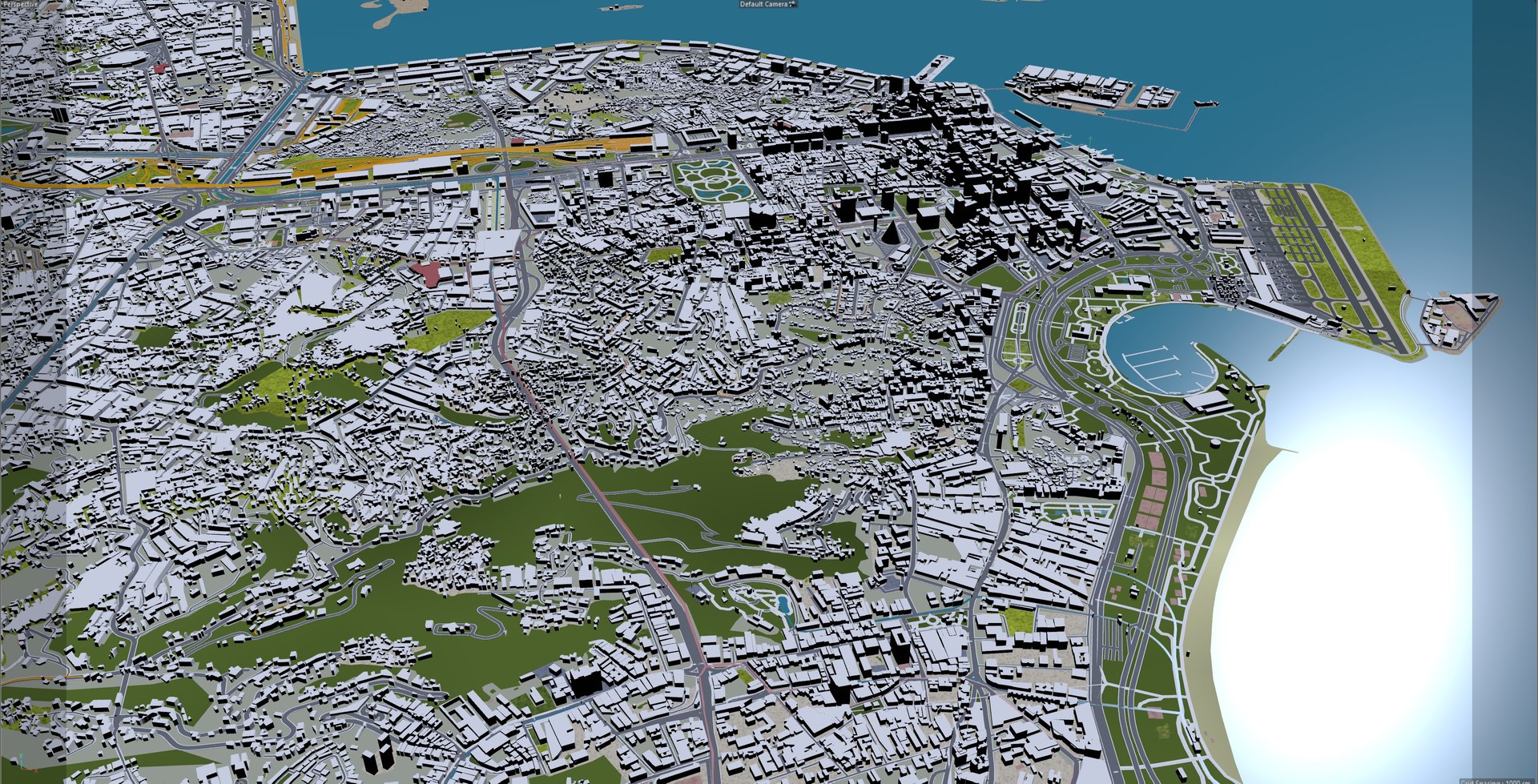 3D Rio De Janeiro Downtown Brazil Model - TurboSquid 1927271