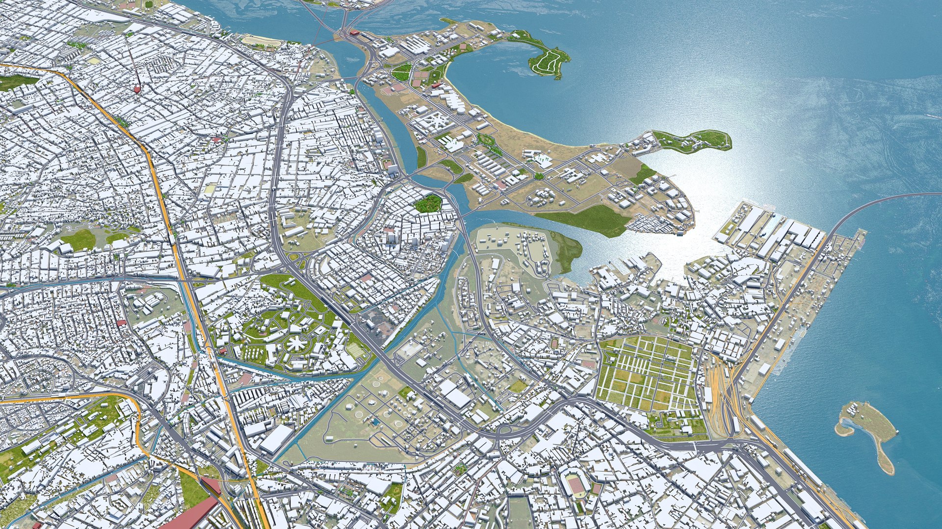 3D Rio De Janeiro Downtown Brazil Model - TurboSquid 1927271