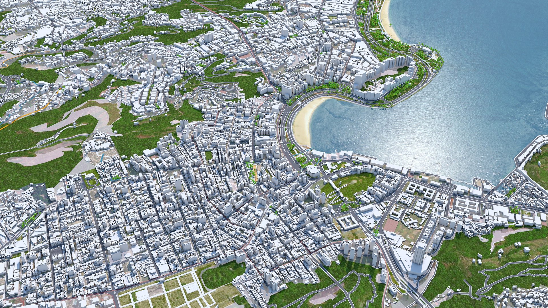 3D Rio De Janeiro Downtown Brazil Model - TurboSquid 1927271