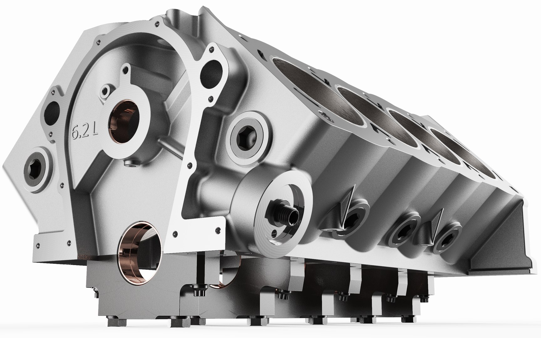 3D engine block model - TurboSquid 1528886